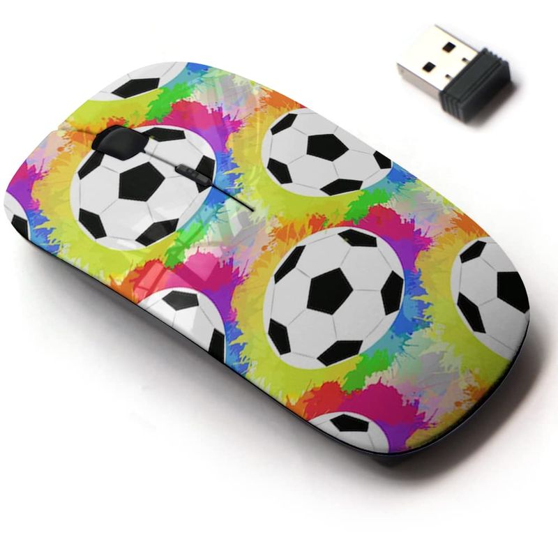 2.4G Wireless Mouse with Cute Pattern Design for All Laptops and ...