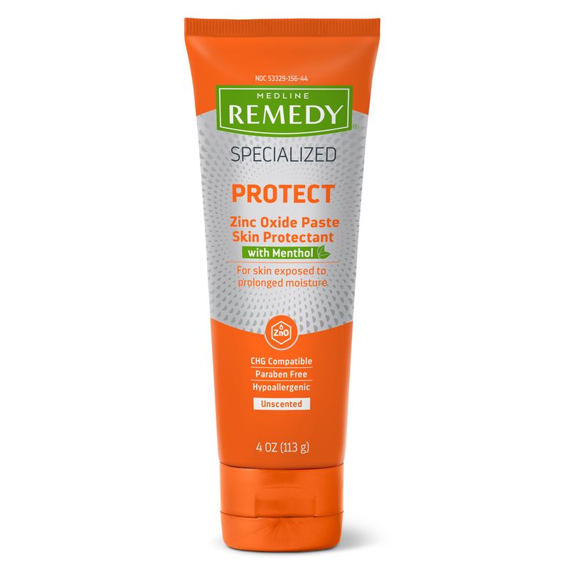 Medline Remedy Specialized Zinc Oxide Paste with Menthol (4 oz Tube ...