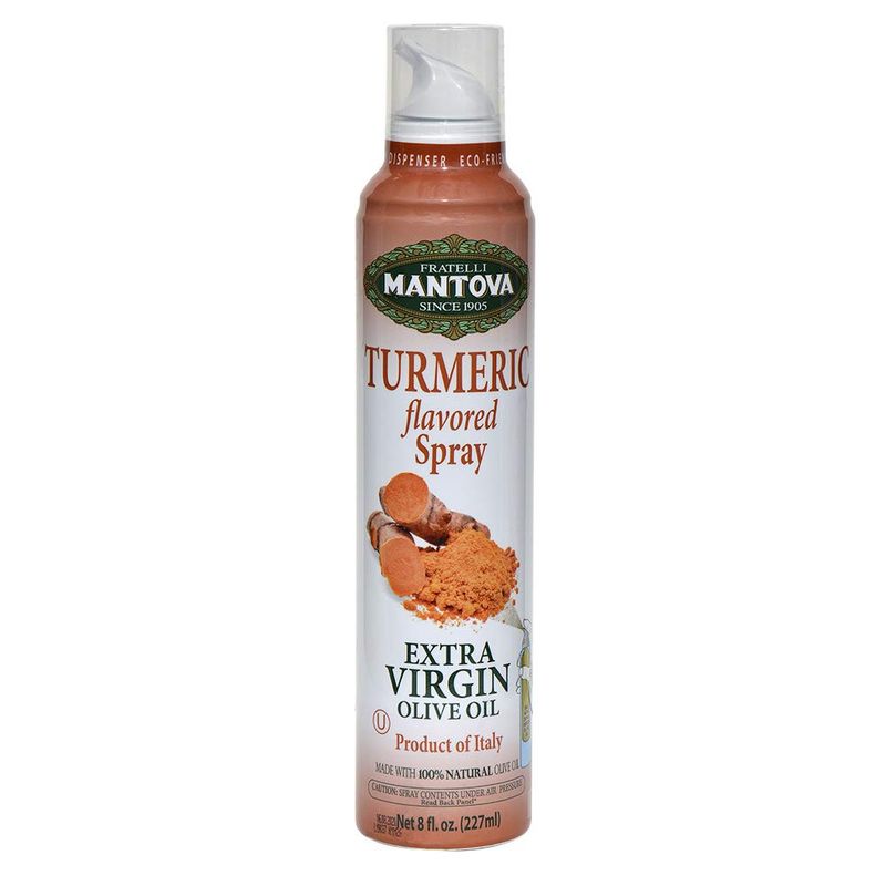 Mantova Turmeric Flavored Extra Virgin Olive Oil Spray, heart-healthy ...