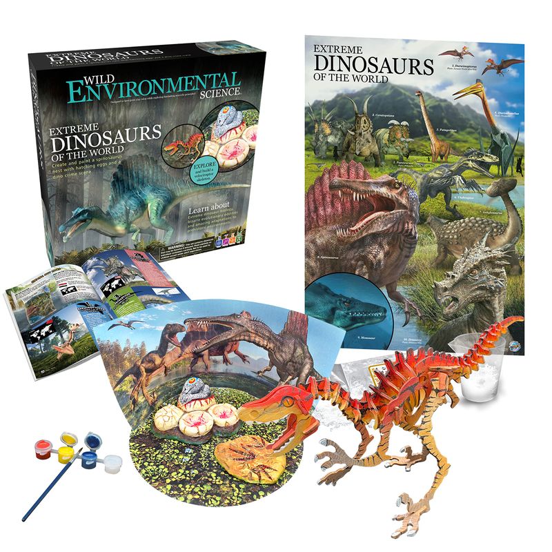 WILD ENVIRONMENTAL SCIENCE Extreme Dinosaurs of The World - for Ages 6 ...