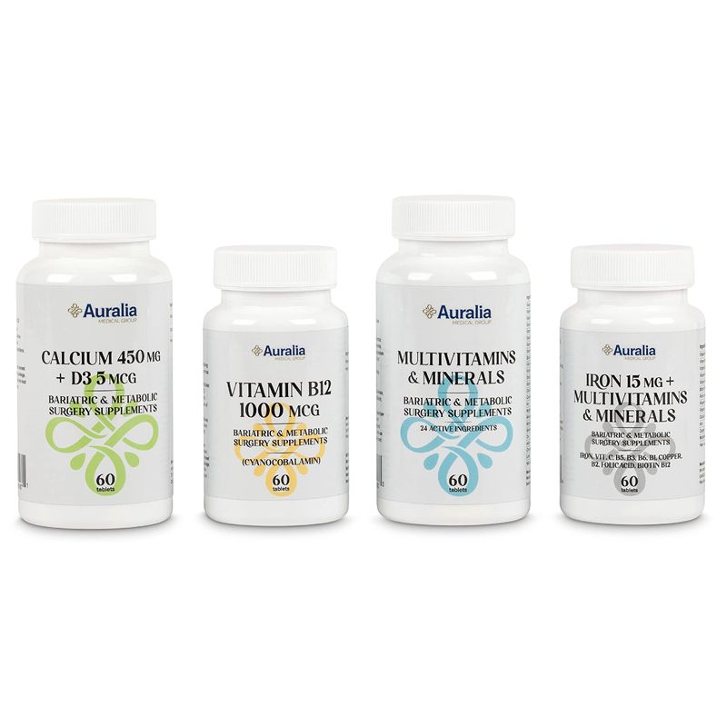 Bariatric Multivitamin Iron Calcium B12 & Minerals 1 PER Day for ...
