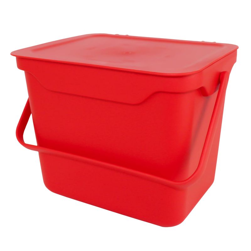 Easy Eco 5L Red Kitchen Compost Caddy/Food Bin - Online Marketplace ...