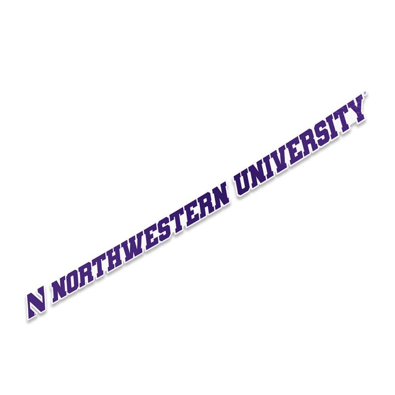 Desert Cactus Northwestern University Sticker Wildcats Name Logo Vinyl ...