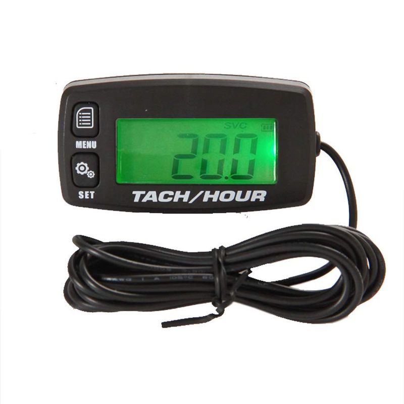Digital Tachometer, Motorcycle, LED Hour Meter, Motorcycle Digital ...