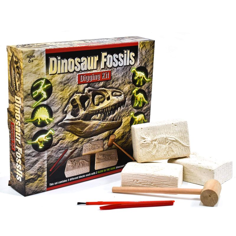 KandyToys Dinosaur Fossils Digging and Excavation Kit | Dig Out Your ...