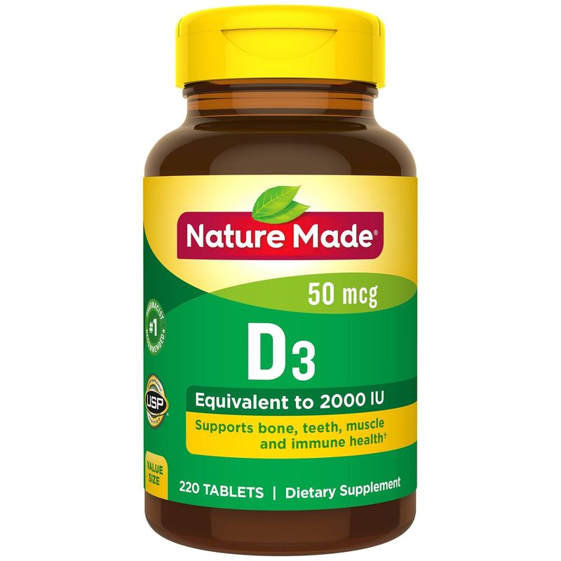 Nature Made D3 2000 IU - 220 Tablets - Online Marketplace - EveryMarket