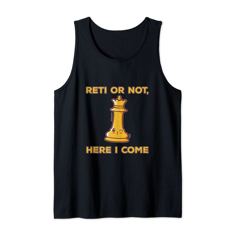 Kawaii cute chess pieces design for chess players Quote Pun Tank Top ...