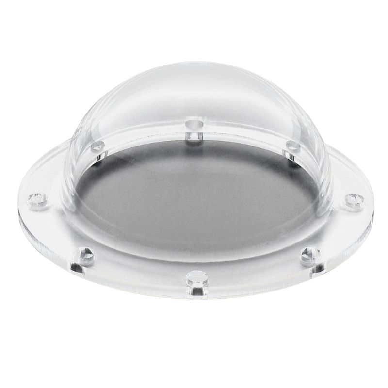 Entaniya Hemisphere Acrylic Dome Cover with Flange Clear (50mm ...