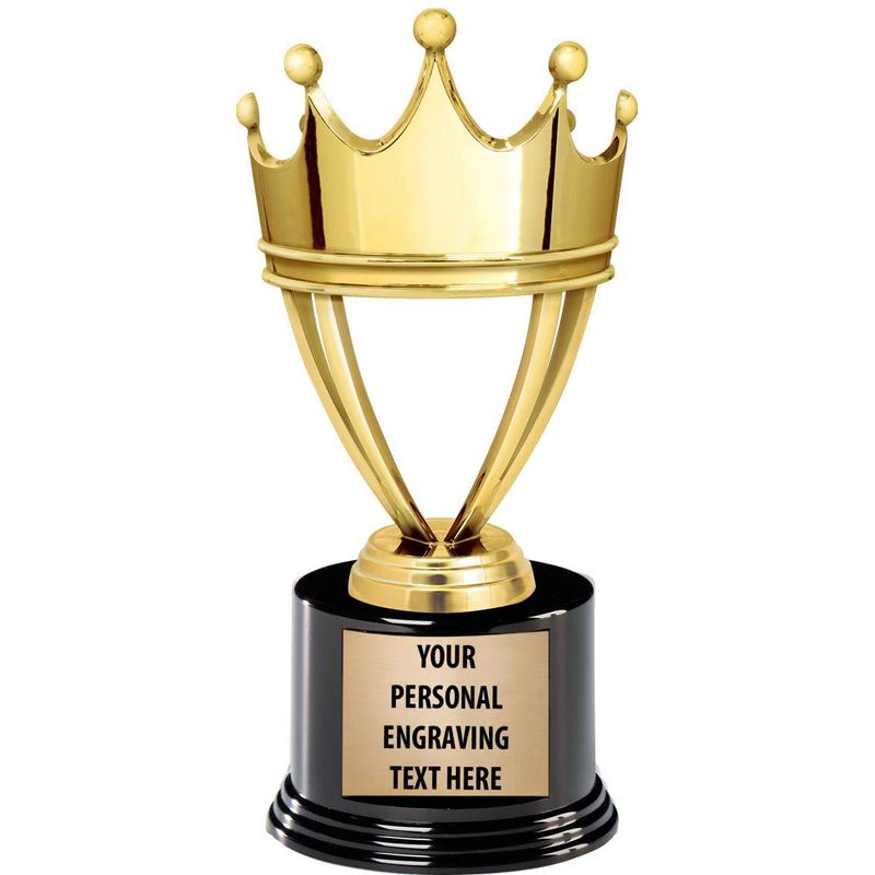 Participation Trophies, Custom Engraved Gold Crown Trophies for Kids, 1 ...