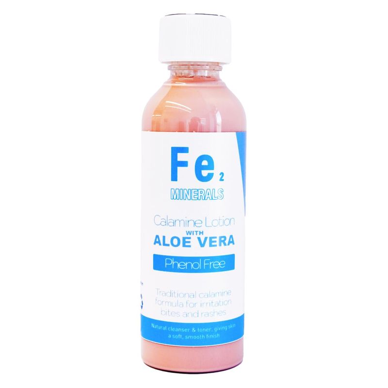 Calamine, Zinc Oxide and Aloe Vera Lotion for Sensitive Skin 100ml ...