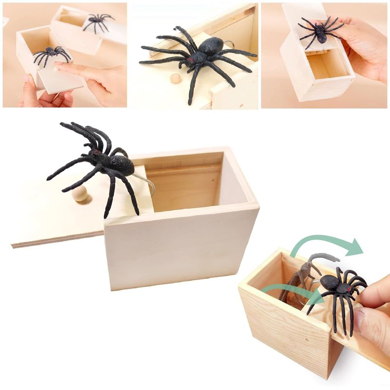 Spider Scare Prank Box,Spider in a Box Prank,Spider Prank Box Spider ...