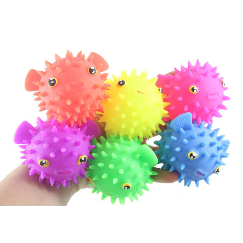 Set of 6 Puffer Fish Puffer Ball - Small Novelty Toy - Party Favors ...