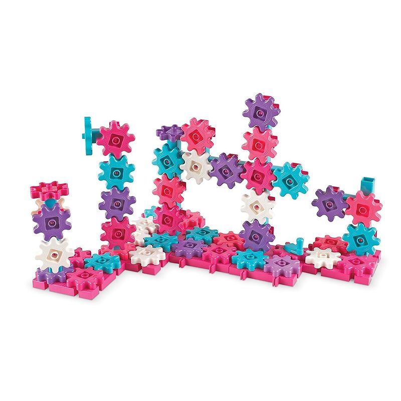 Learning Resources Gears! Gears! Gears! Deluxe Building Set Pink - 100 ...