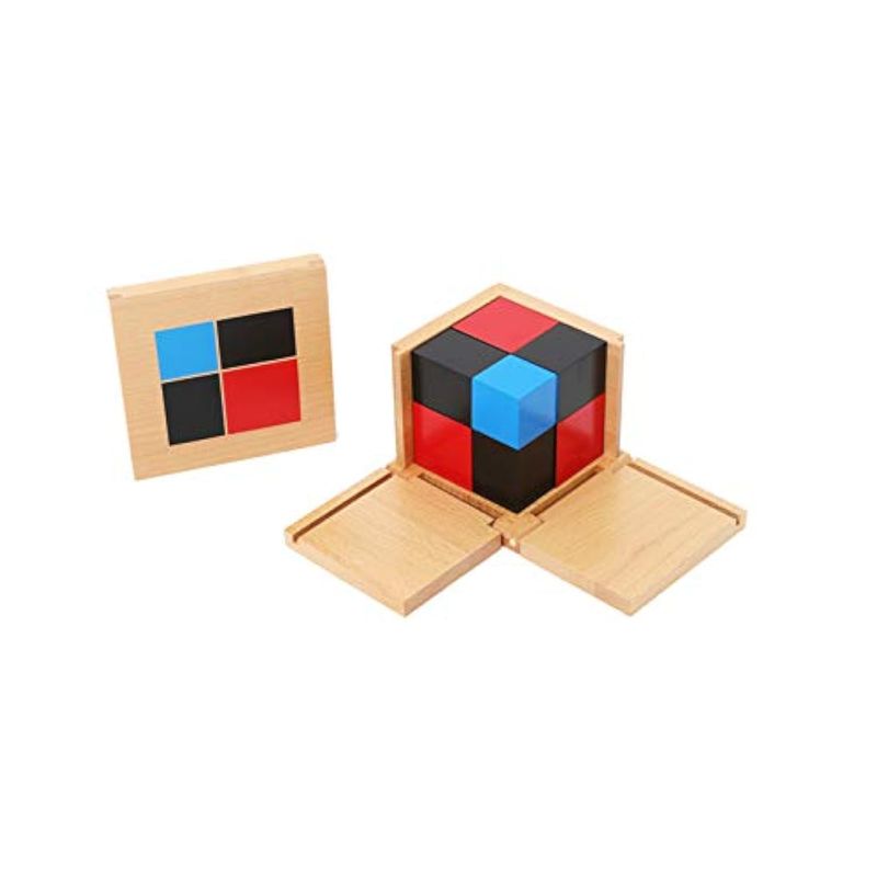 Adena Montessori Binomial Cube Montessori Sensorial Educational Toys ...