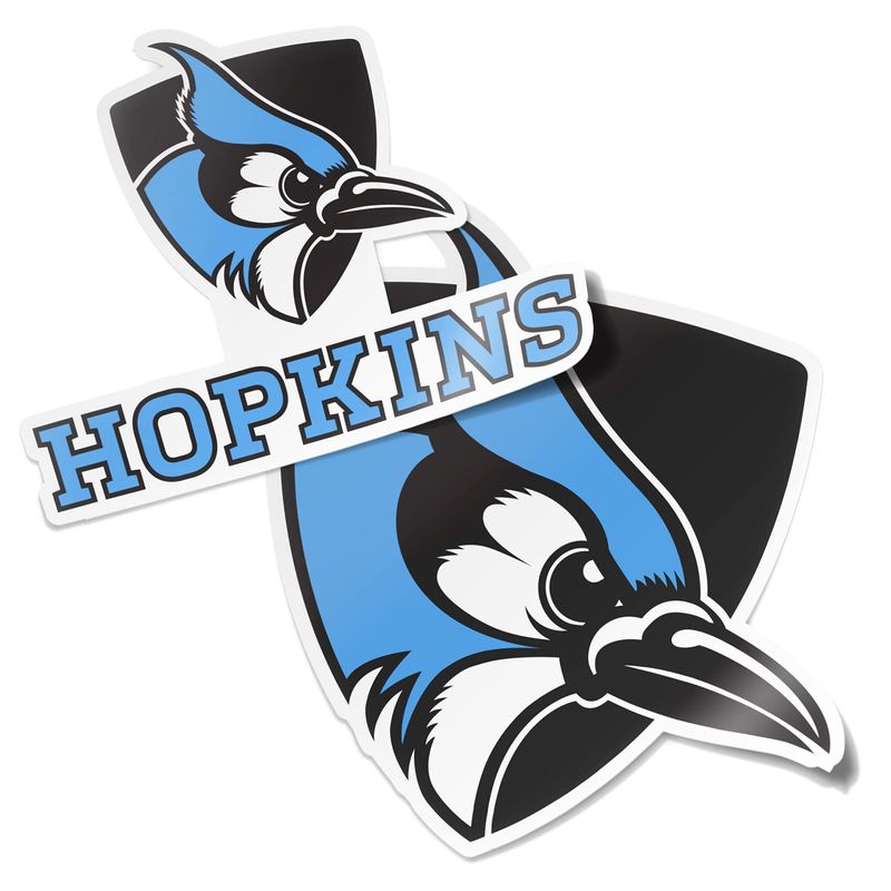 Johns Hopkins University Blue Jays JHU Sticker Vinyl Decal Laptop Water ...