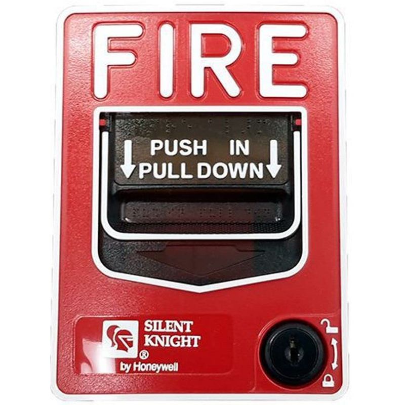 Silent Knight SK-Pull-DA Dual Action Intelligent Pull Station, Key ...