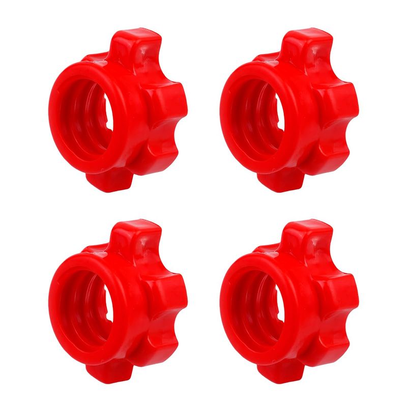 Kisangel 4Pcs Dumbbell Screw Nut Spinlock Collars Dumbbell Fixed Nut ...