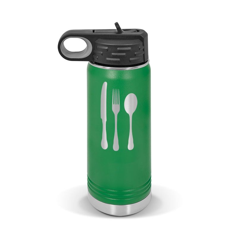 RDW Kitchen Set Water Bottle 20 oz - Laser Engraved w/Flip Top ...