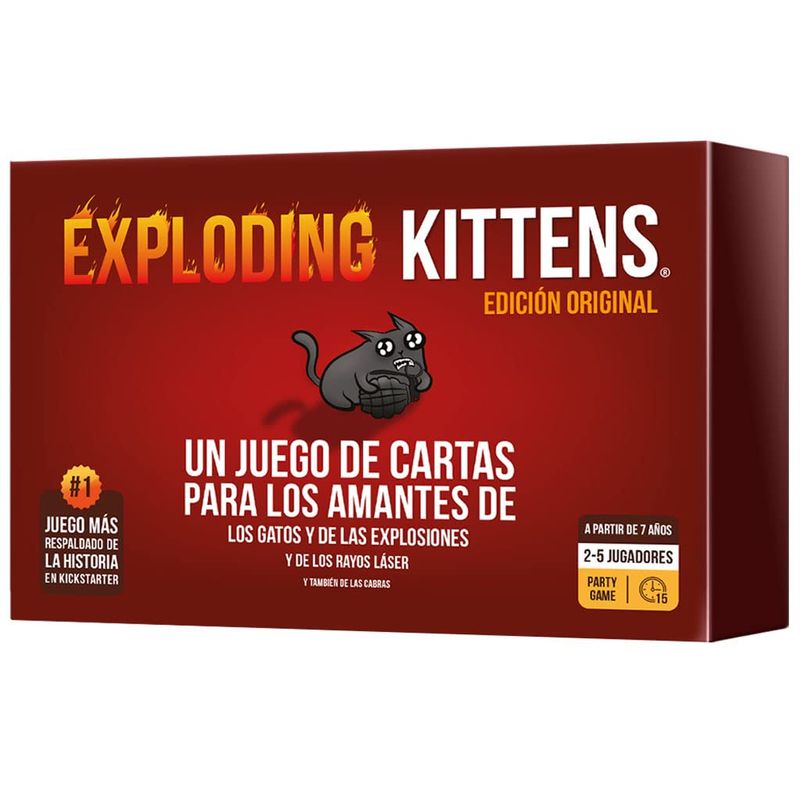 Exploding Kittens - Card Game in Spanish - EKIEK01ES - Online ...