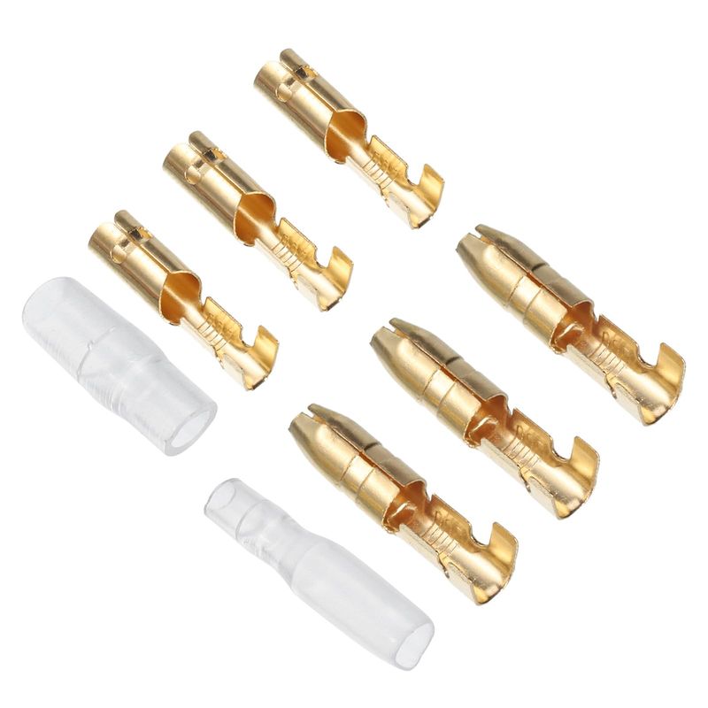 PATIKIL Crimp Terminals Assortment, 200pcs 4 Types Insulated Quick Male ...