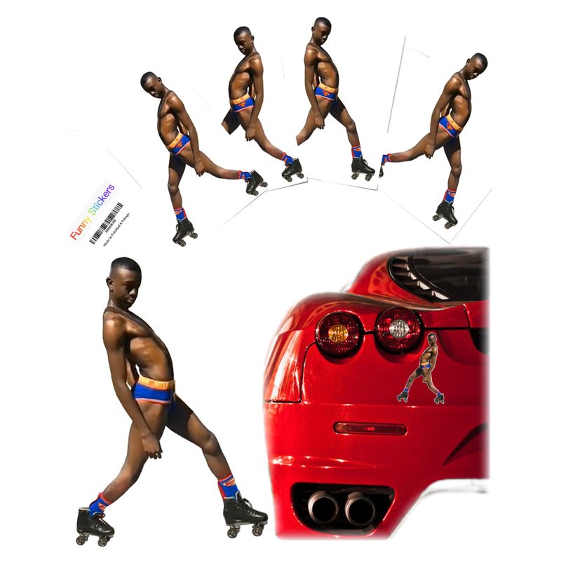 4 Funny Stickers Pranks for Cars, Laptops, Water Bottles, Trucks, SUV ...