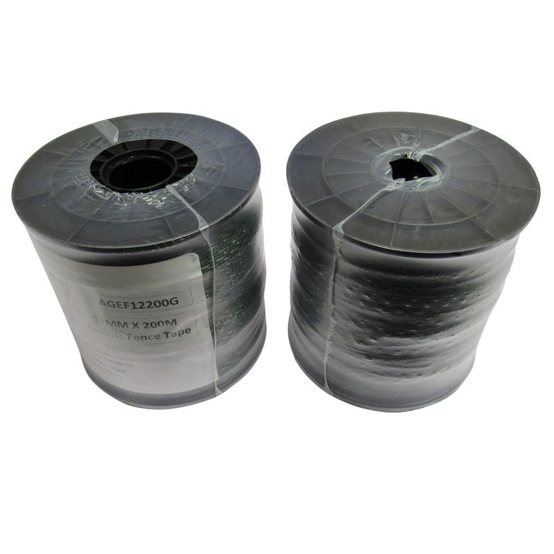 Electric Fence Tape Poly Fencing 12MM x 200M X2 (Electrified Polytape ...