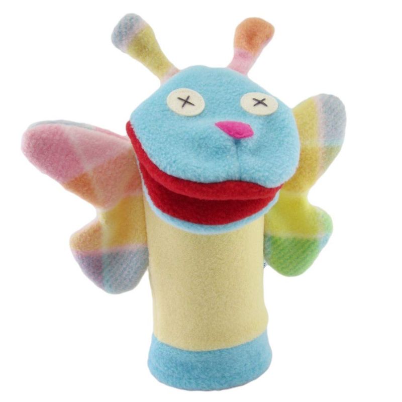 Cate and Levi Beautiful Butterfly Hand Puppets for Church Movable Mouth ...