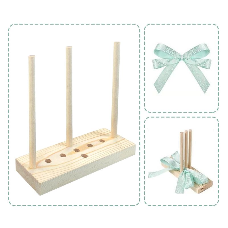 Andiker Bow Maker for Ribbon, Wooden Bow Making Tool for Creating ...