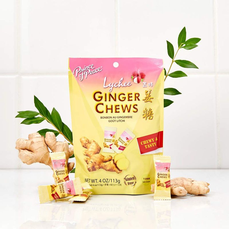 Prince of Peace Ginger Chews with Lychee, 4 oz. – Candied Ginger ...