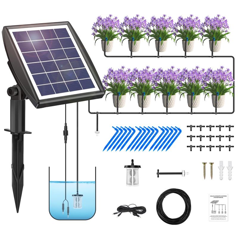 Solar Irrigation System, Drip Irrigation System, Automatic Drip Hose ...