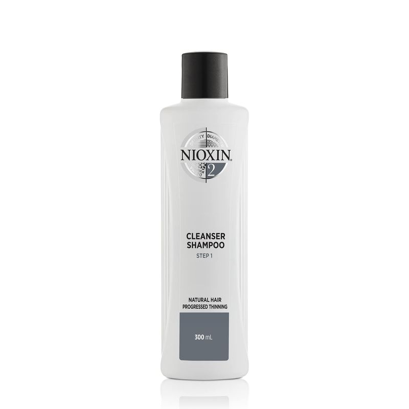 Nioxin System 2 Scalp Cleansing Shampoo with Peppermint Oil, Treats Dry ...