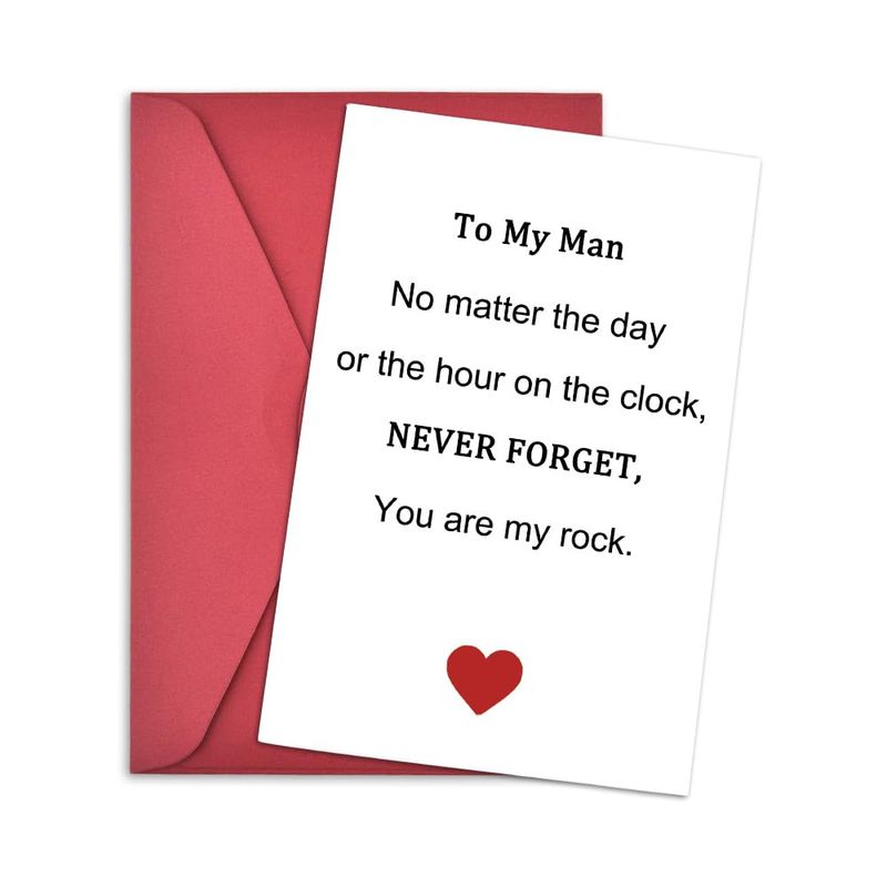 yaozeio Husband Wedding Anniversary Card Gifts for Husband Boyfriend ...