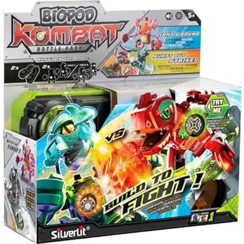 Silverlit Biopod Kombat, Fun to Build and Battle Electronic Creature ...