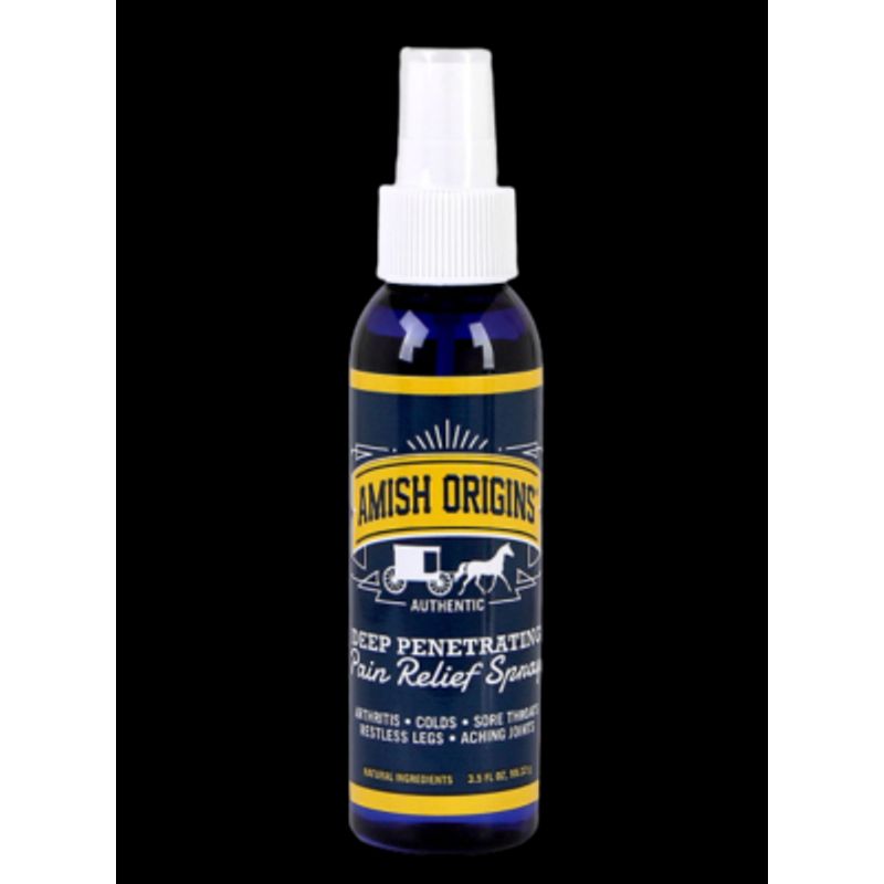 Amish Origins Deep Penetrating Liquid Spray Pain Relief Restless Legs ...