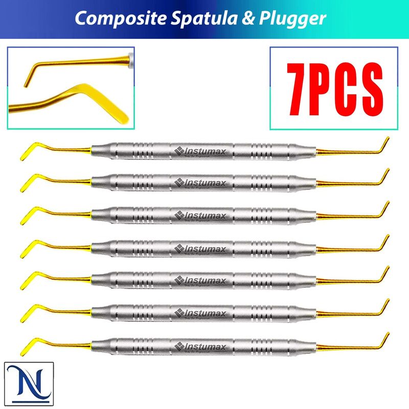 Dental Composite Filling Instruments Spatula & Plugger Titanium ...