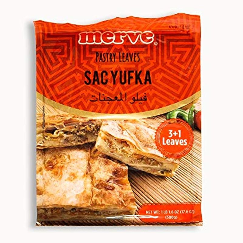 Merve Turkish Pastry Leaves, Sac Yufka, 500g, 3+1 leaves - Online ...
