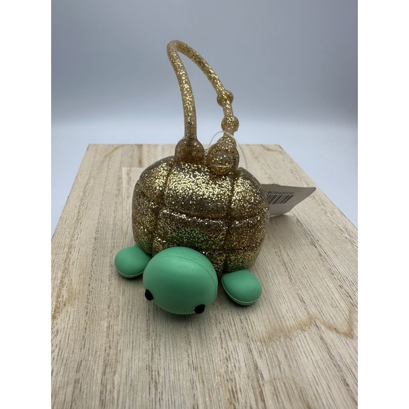 Bath & Body Works GOLD GLITTER GREEN TURTLE Pocket Bac Holder NEW ...
