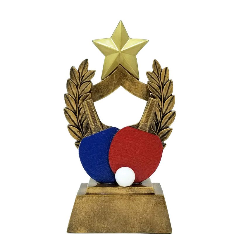 Decade Awards Ping Pong Trophy - 6 Inch Tall | Engraved Table Tennis ...