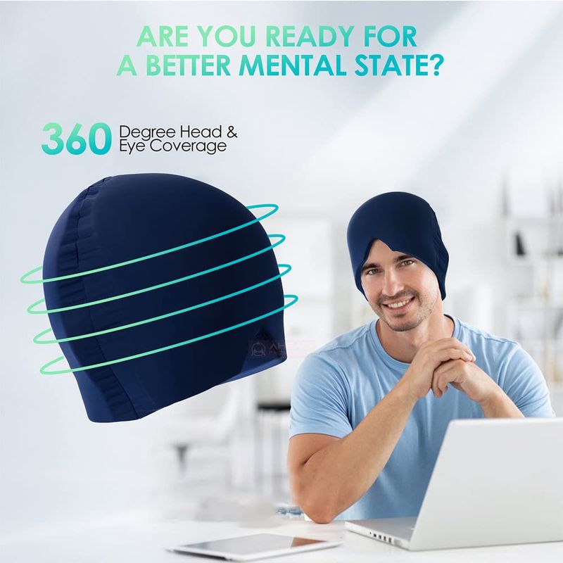 Full Coverage Headache Hat for Migraine Cold Therapy | Ice Head Wrap ...