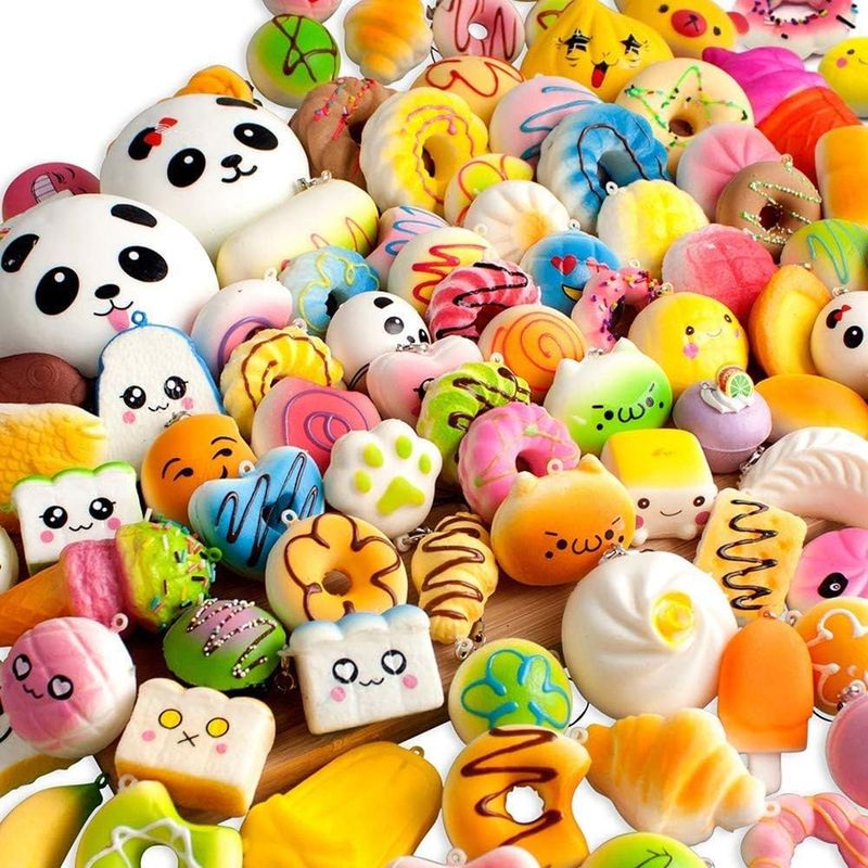 Yunko 30 Piece Stress Reliever Squeeze Toy Decompression Goods, Low Rise, Good to the Touch ...