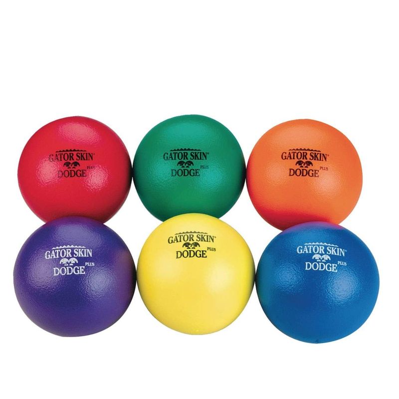 S&S Worldwide Gator Skin Middle School Dodgeballs. Assorted Color 6.5 ...