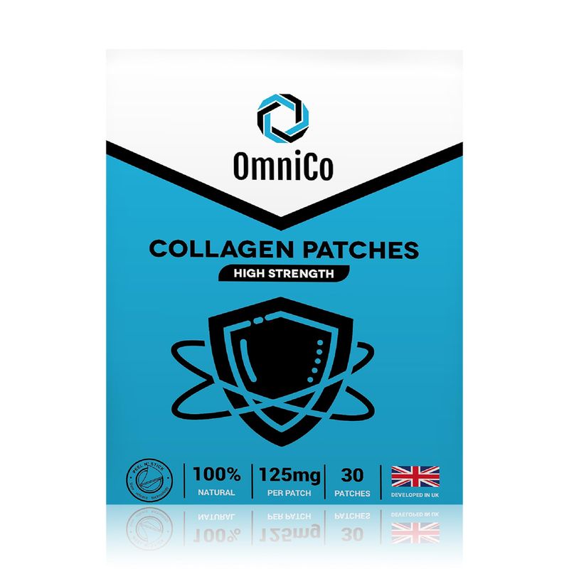 OmniCo Collagen Topical Patches – 30 Pack, Water Resistant Skin ...