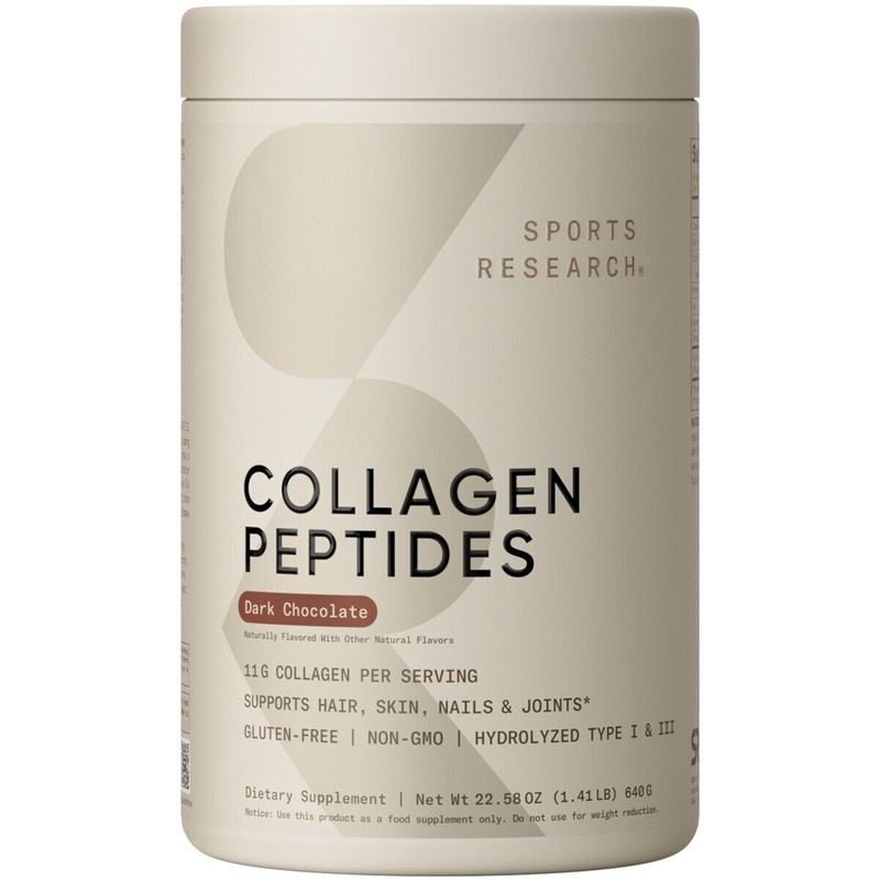 Collagen Peptides Hydrolyzed Powder Protein for Healthy Skin Hair Nails ...