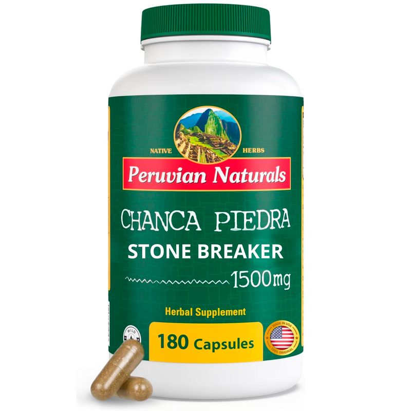Peruvian Naturals Chanca Piedra Capsules “Stone Breaker” – Kidney ...