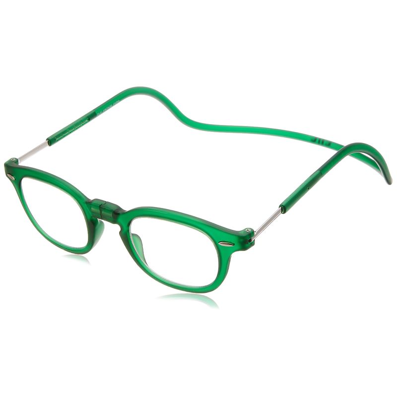 Click Reader Clic Vintage Men's Reading Glasses, emerald green, 日本 +2. ...