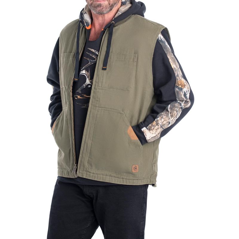 Legendary Whitetails Men's Canvas Cross Trail Vest, Army, Small ...