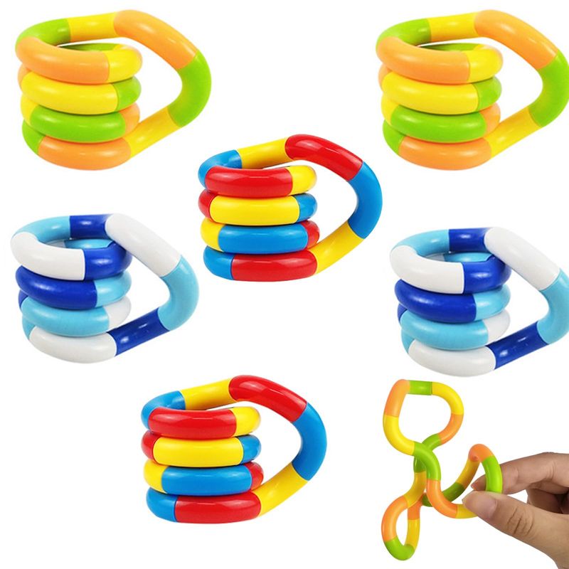6 Pcs Tangle Fidget Toy, Fidget Toys Adults, Fidget Toys for Kids ...