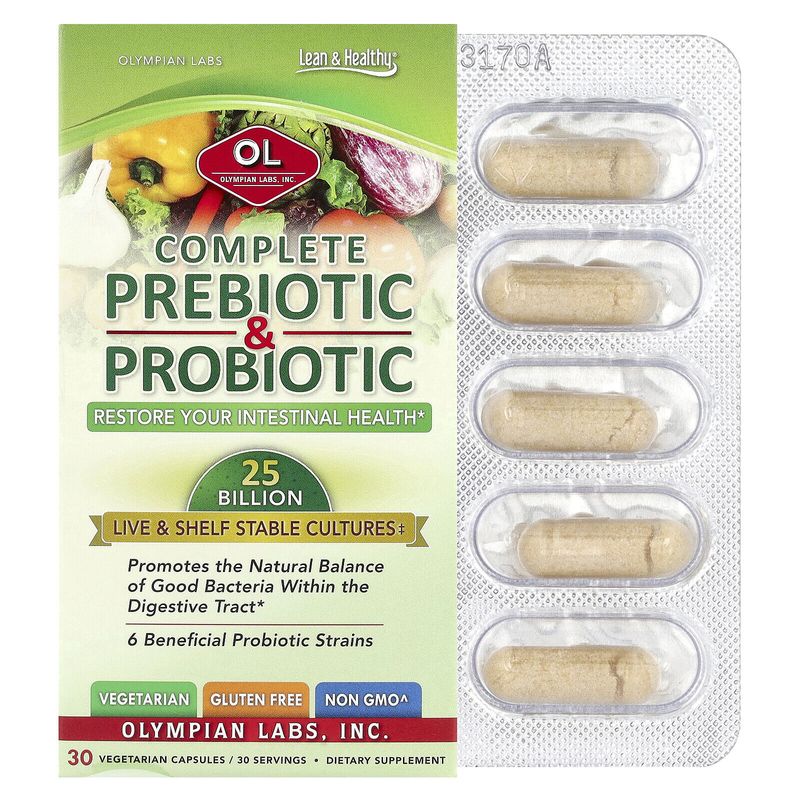 Complete Prebiotic & Probiotic, 30 Vegetarian Capsules - Online ...