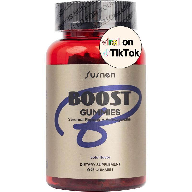 Susnen Boost Gummies,Serenoa Repens & Ashwagandha Extract,Saw Palmetto for Men,Enhance Body ...