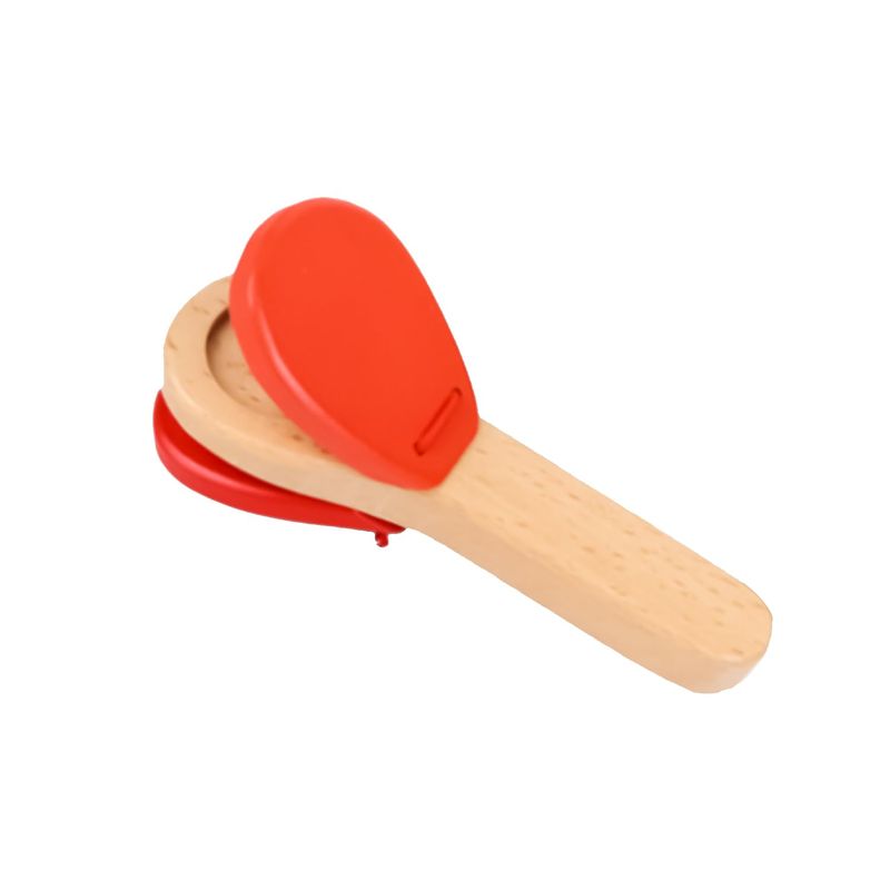 NAUZE Wooden Castanet Clapper Education Wood Clappers Percussion ...